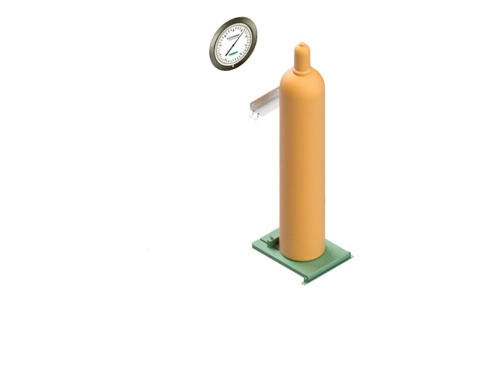 Cylinder scales with hydraulic indicator - TRILITY
