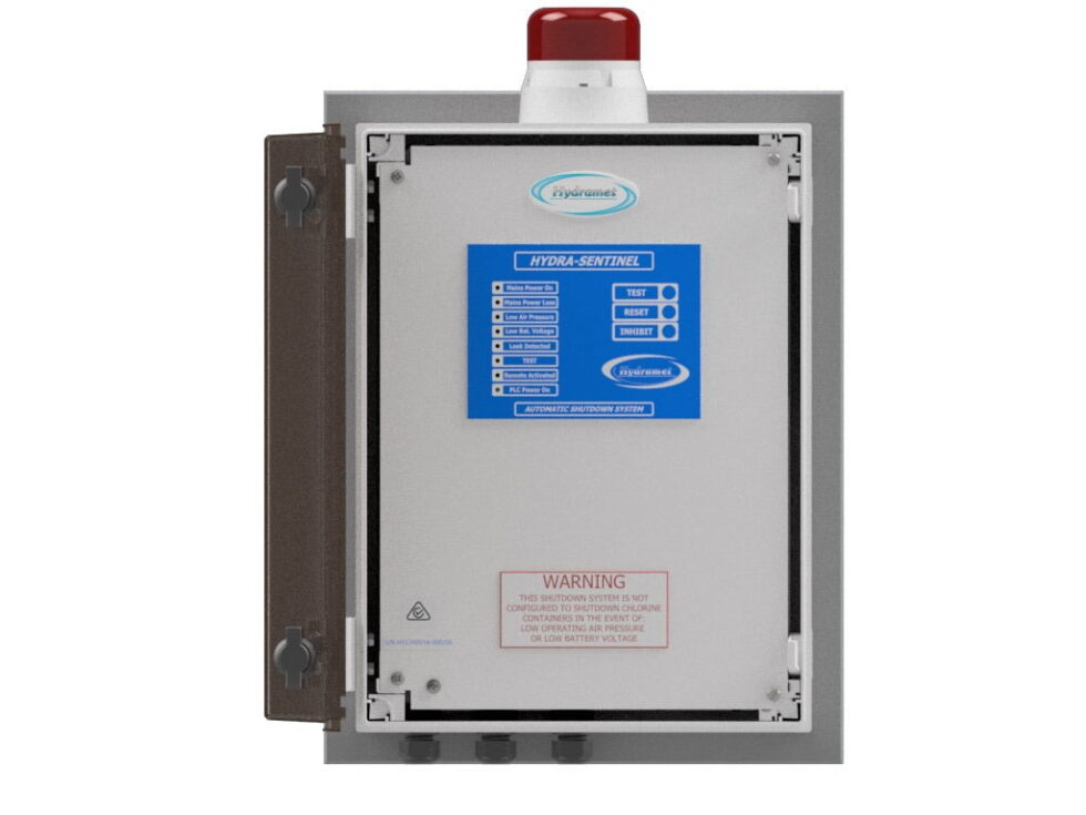 Pneumatic automatic chlorine shut-off device - TRILITY